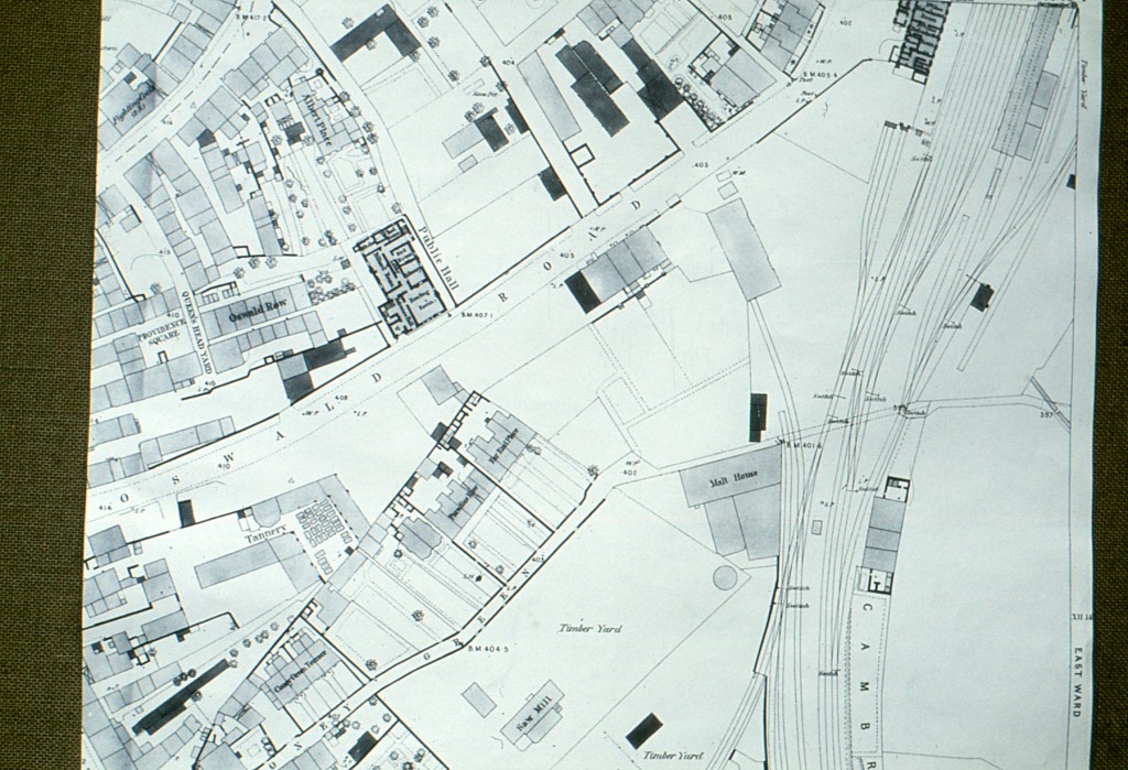 OSW-SL-O-5-12-36 Oswestry – Map section showing Oswald Road railway ...